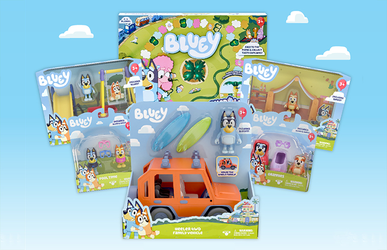 WIN 1 of 5 Bluey toy prize packs filled with official Bluey merch ...